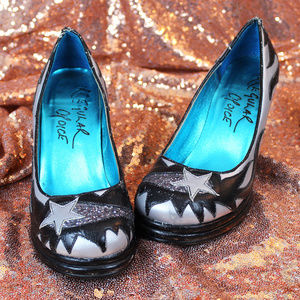 Irregular Choice | Shoes | Irregular Choice Silver Glitter Star Heels ...
